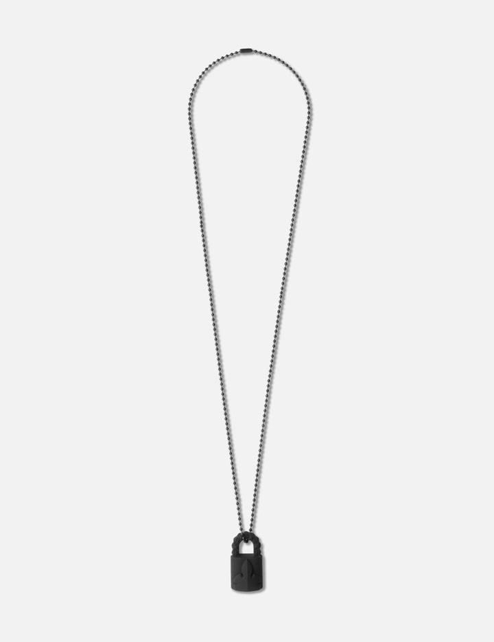 Chrome Hearts Fleur Knee Padlock Silicon - New black silicon padlock ...