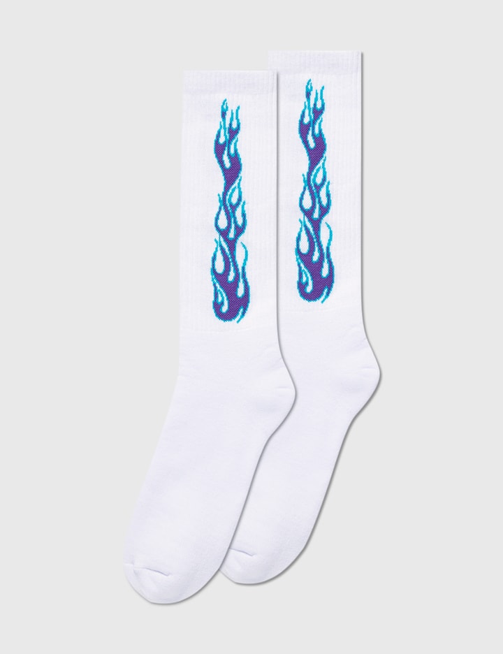 Palm Angels - Flames Socks | HBX - Globally Curated Fashion and ...