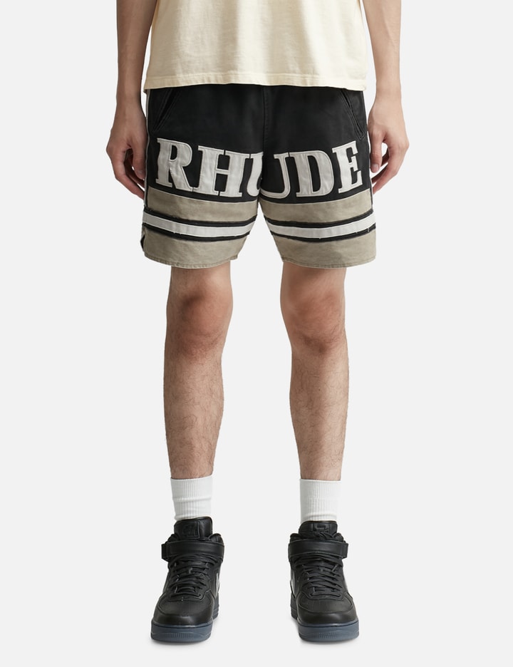 Rhude - Embroidered Logo Shorts | HBX