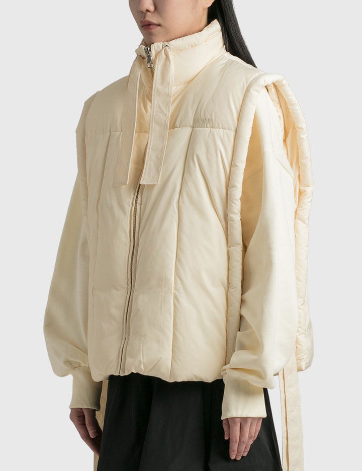 Ganni - OVERSIZED SHINY PUFF VEST | HBX - Globally Curated Fashion and ...