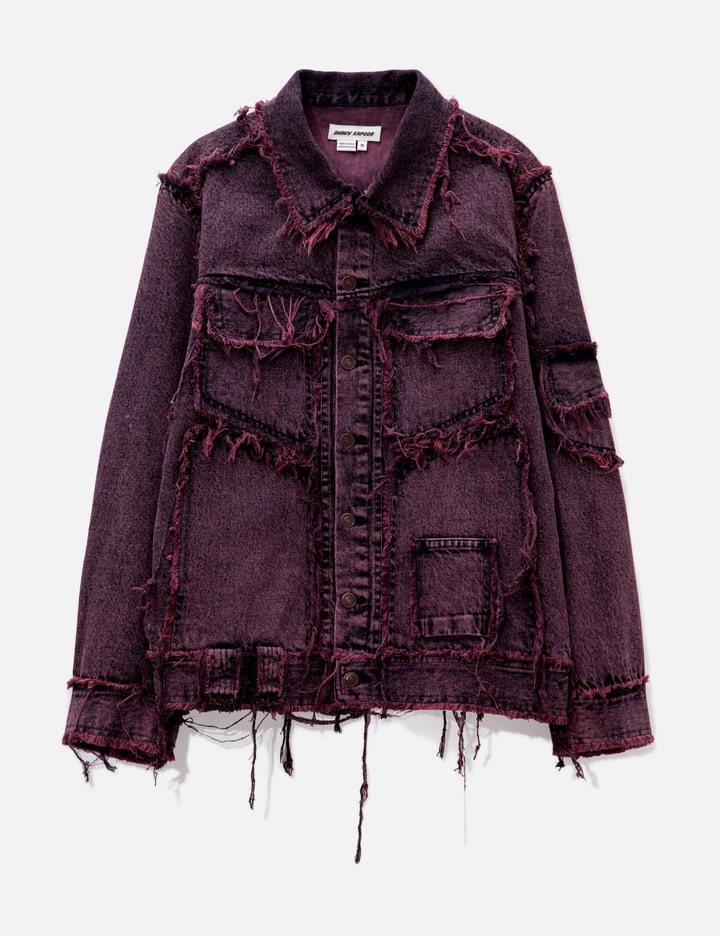 Dhruv Kapoor - Destroyed Denim Jacket | HBX - Globally Curated Fashion ...
