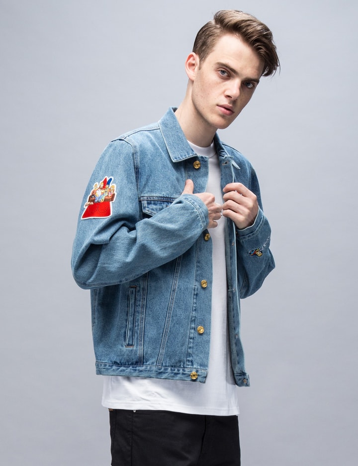 Joyrich - The Simpsons Denim Jacket | HBX - Globally Curated Fashion ...