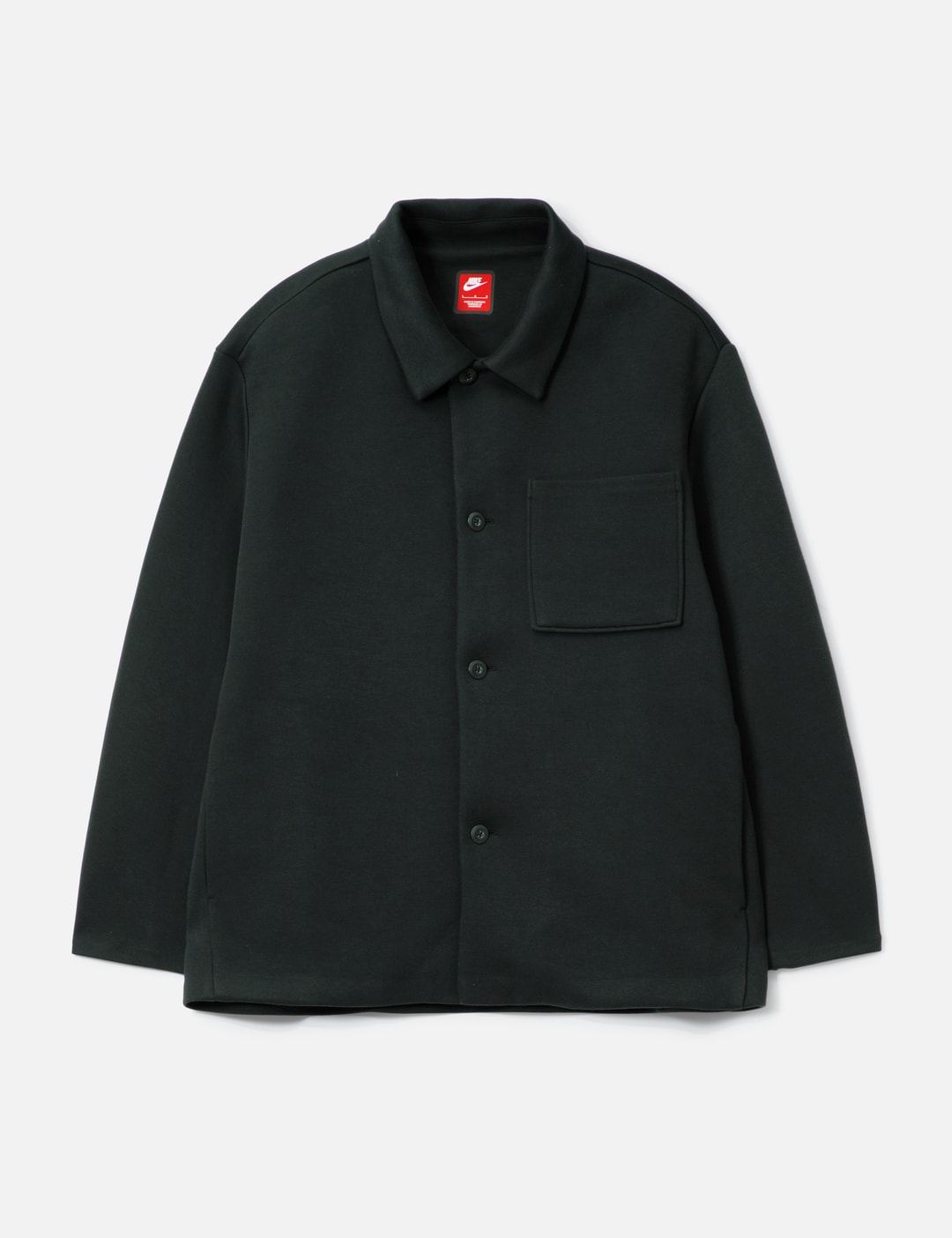 Nike Nike Tech Fleece Reimagined - Loose black fleece blazer with tech ...