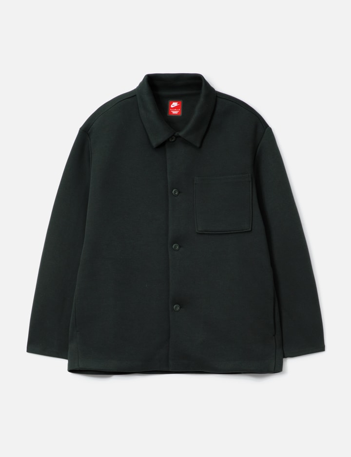 Nike Nike Tech Fleece Reimagined - Loose black fleece blazer with tech ...