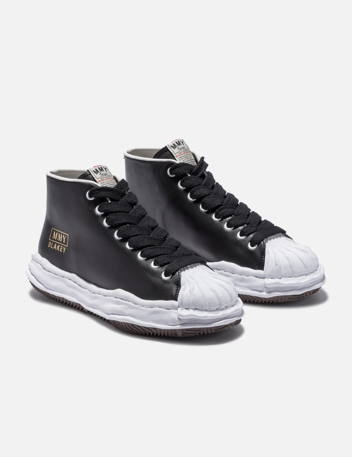 Maison Mihara Yasuhiro - "BLAKEY" OG Sole Seam Less Leather High-top ...