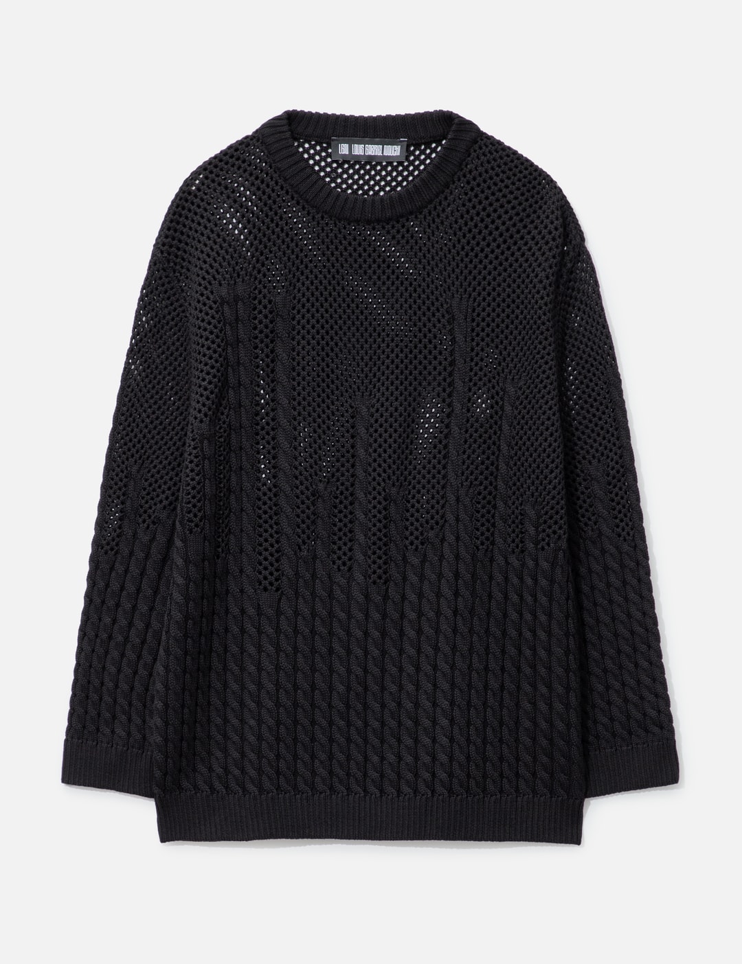 LGN Louis Gabriel Nouchi - Wool Fishnet Sweater | HBX