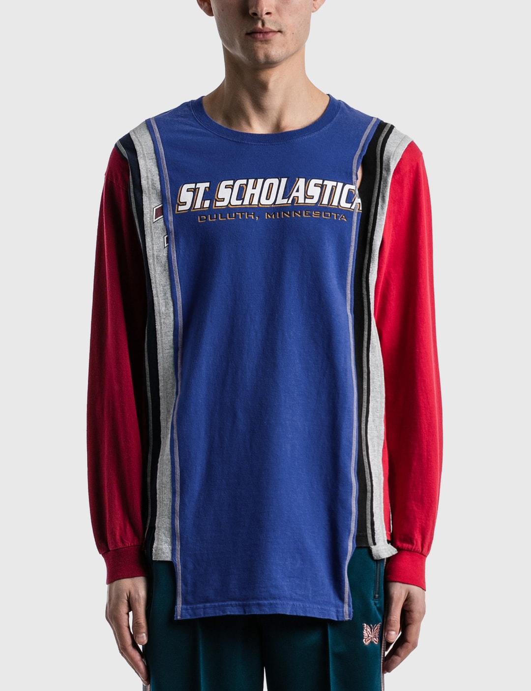 Needles - 7 Cuts College Long Sleeve T-shirt | HBX - Globally Curated ...