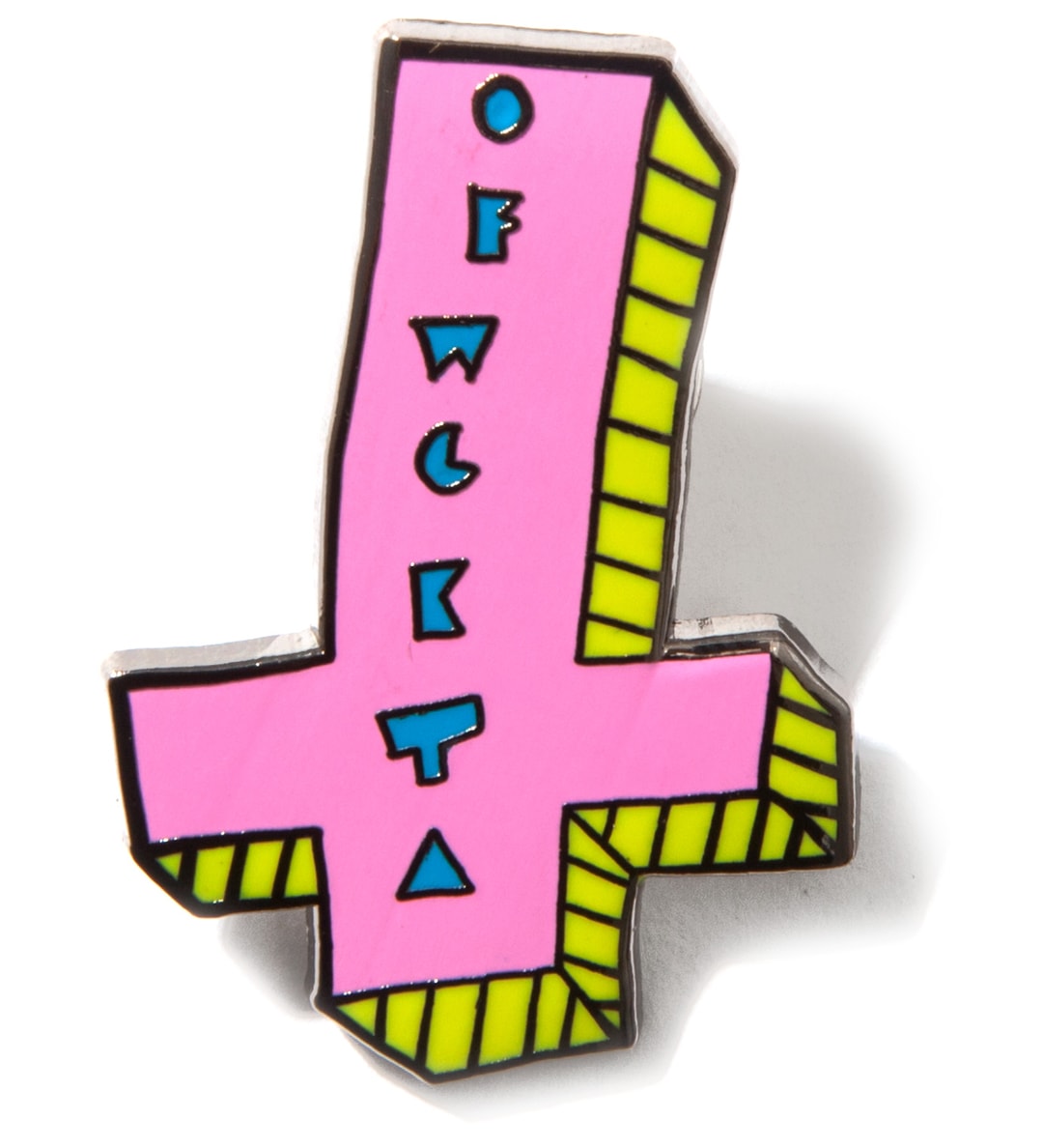 Odd Future Logo Cross SoldOutOfficial Odd Future Shark Cat Enamel Pin