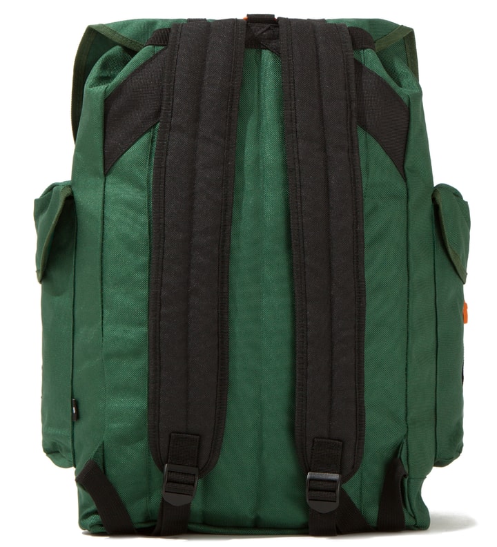 Stüssy - Green Double Strap Backpack | HBX - Globally Curated Fashion ...