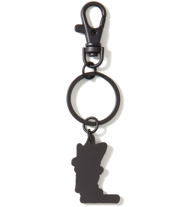 Stüssy - Black Stock O-Ring Keychain | HBX - Globally Curated Fashion ...