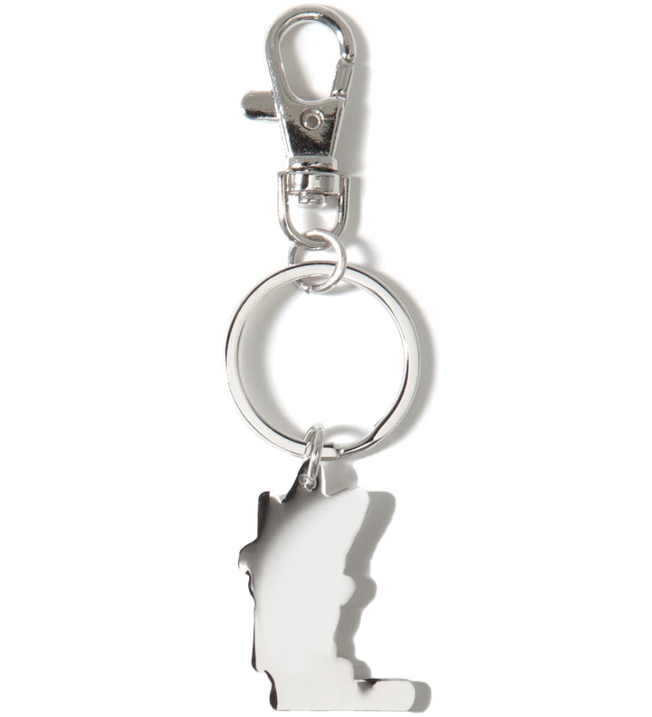 Stüssy - Silver Stock O-Ring Keychain | HBX - Globally Curated Fashion ...