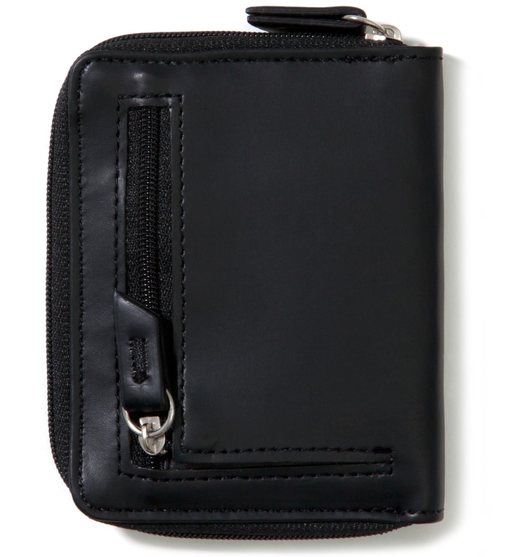 Stüssy - Black Super Solid Sideways Wallet | HBX - Globally Curated ...