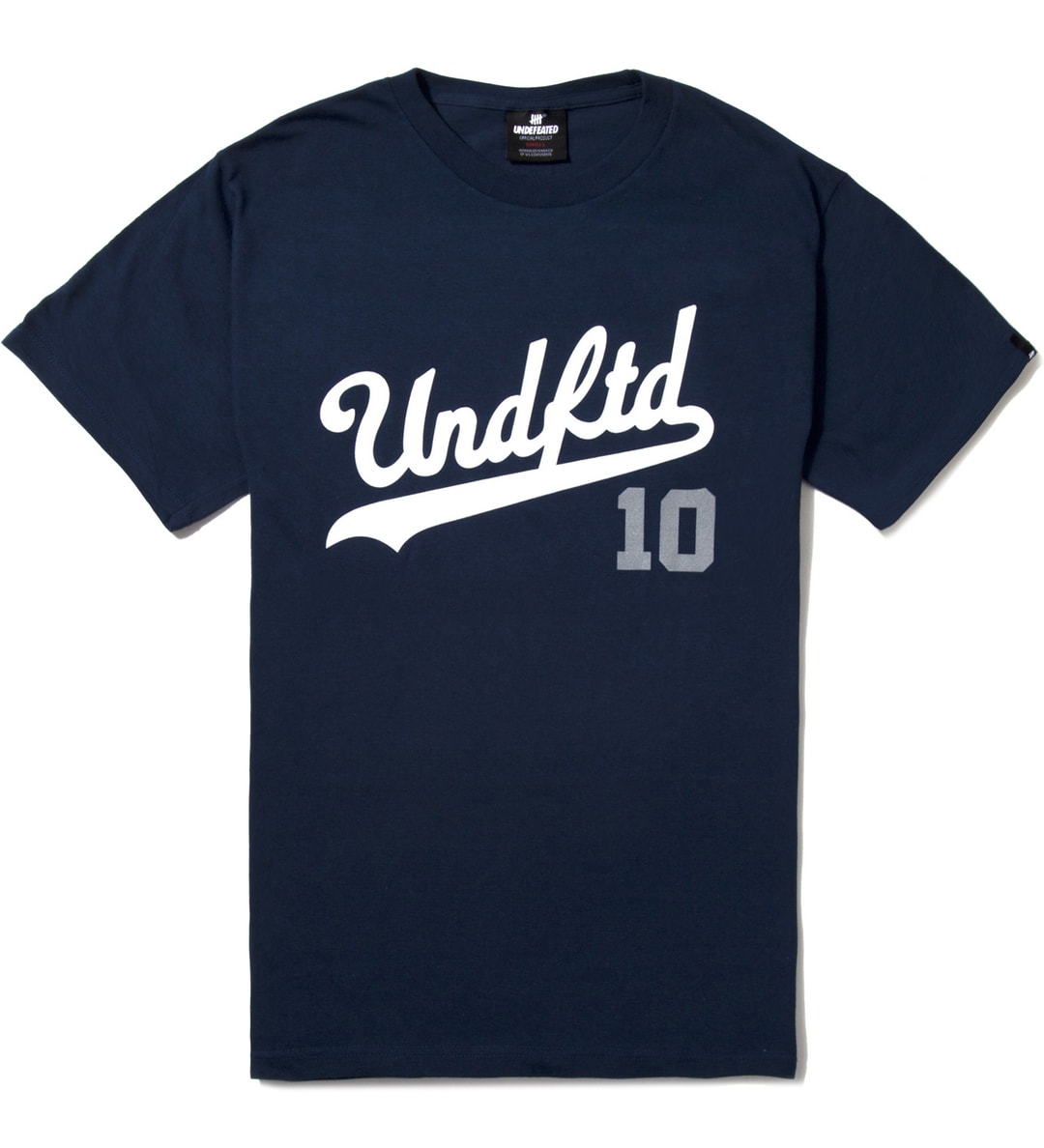 Undefeated - Navy SS UNDFTD 10 T-Shirt | HBX - Globally Curated Fashion ...