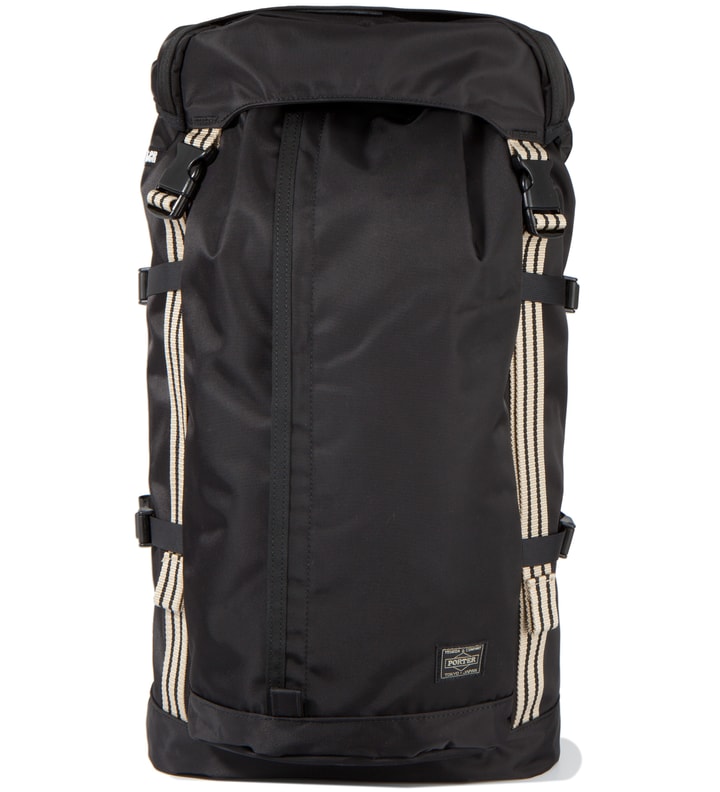 Head Porter - Black Ruck Sack | HBX - Globally Curated Fashion and ...