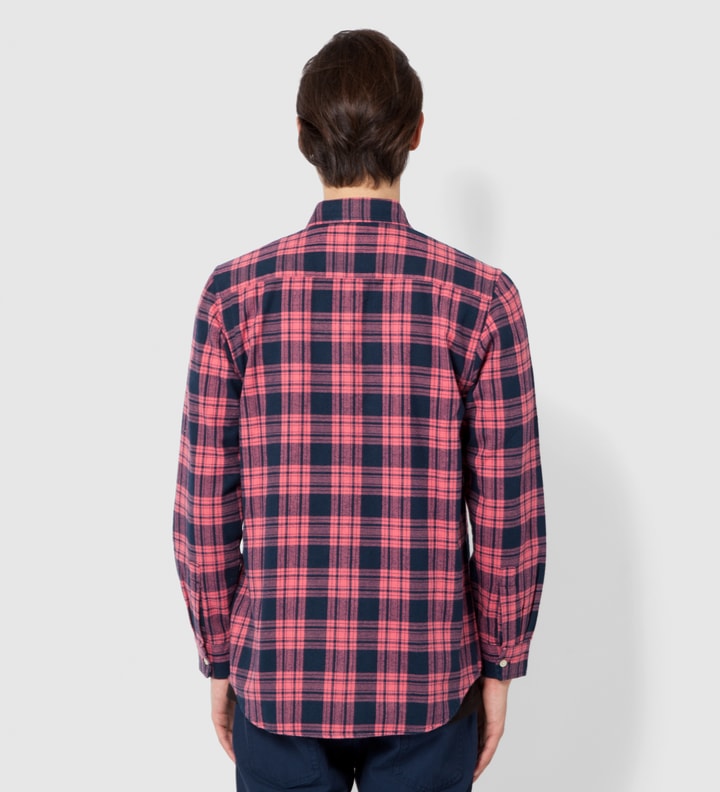 Stüssy - Red Color Flannel Shirt | HBX