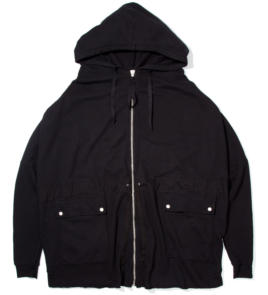 SILENT DAMIR DOMA - Black Tarz Oversized Zipped Jacket | HBX