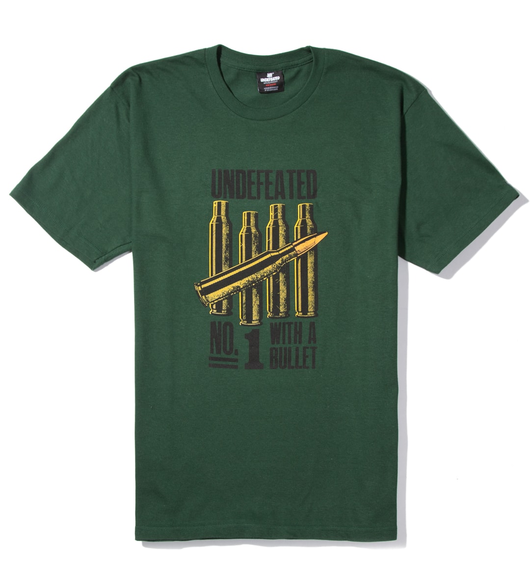 Undefeated - Forest Green No. 1 Bullet T-Shirt | HBX - Globally Curated ...