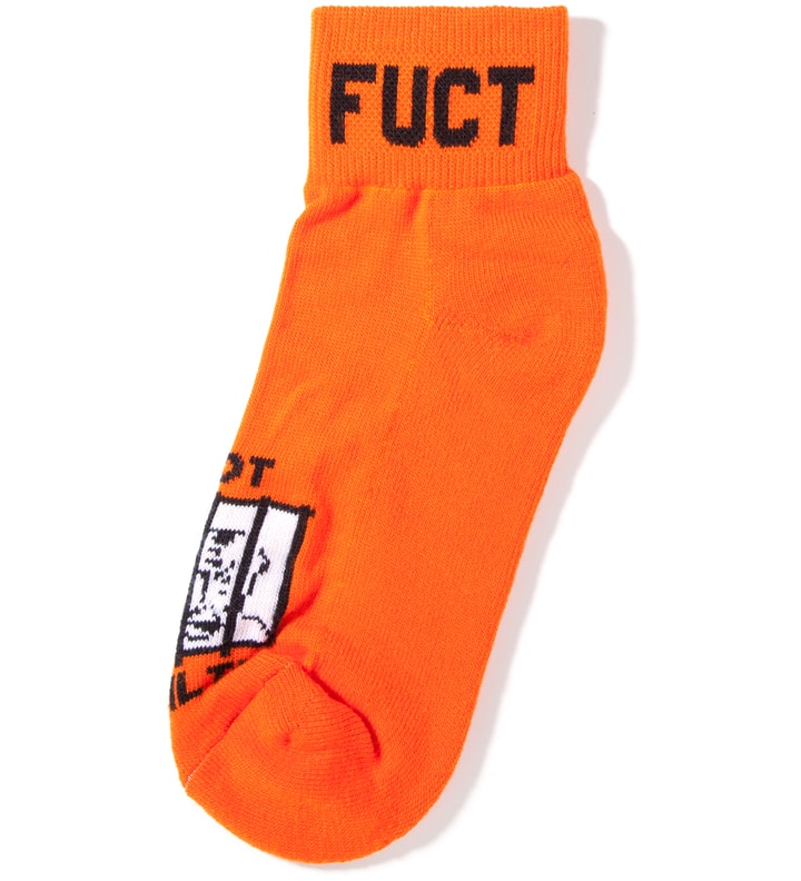 FUCT - Orange Ankle Jail Socks | HBX - Globally Curated Fashion and ...