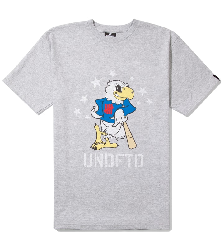 Undefeated - Heather Grey Eagle UNDFTD T-Shirt | HBX - Globally Curated ...