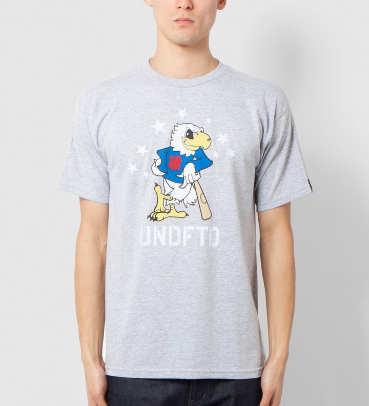 Undefeated - Heather Grey Eagle UNDFTD T-Shirt | HBX - Globally Curated ...