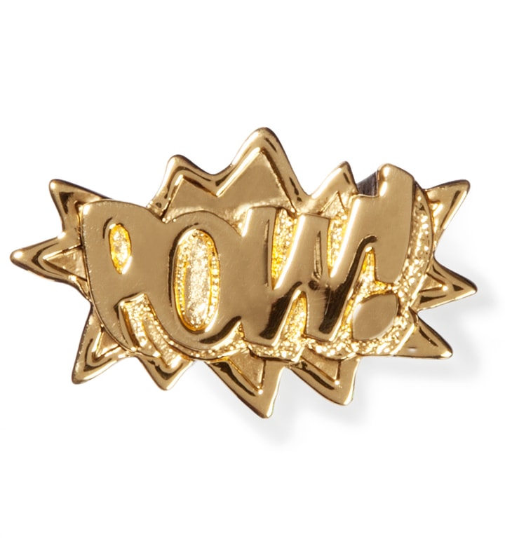 AMBUSH® - Gold/Black POW! Ring Season6 | HBX