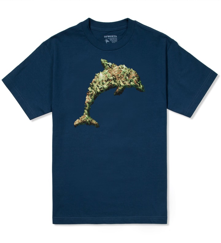Odd Future - Royal Blue Jasper Dolphin Weed T-Shirt | HBX - HYPEBEAST 為 ...