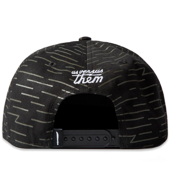 Us Versus Them - Black Sideways Snapback Cap | HBX - Globally Curated ...