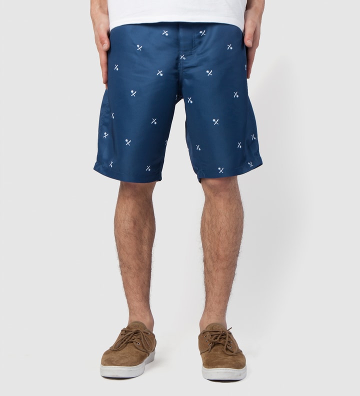 Us Versus Them - Navy Port Swim Trunks | HBX - Globally Curated Fashion ...