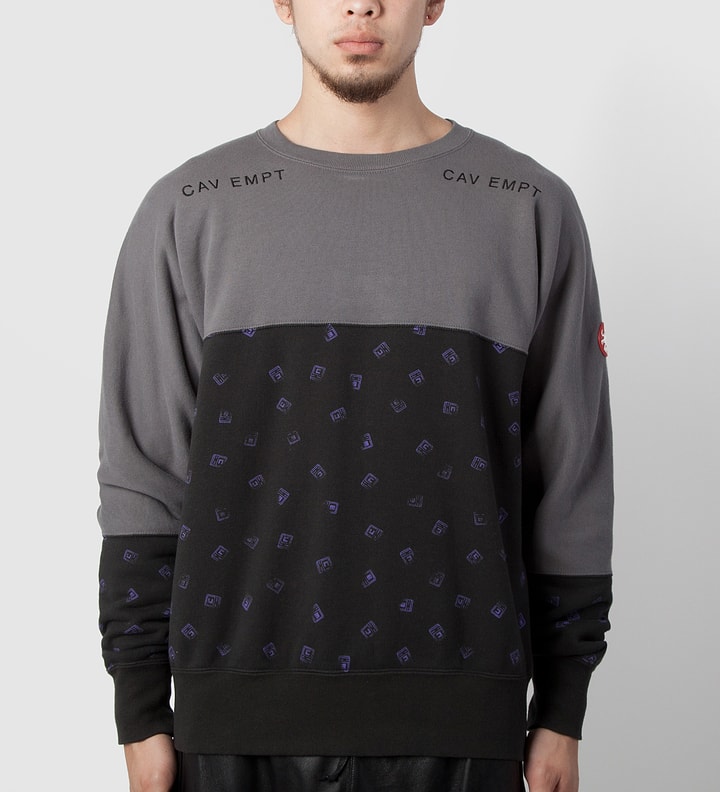 C.E - Black Terminals Pattern Sweater | HBX - Globally Curated Fashion ...