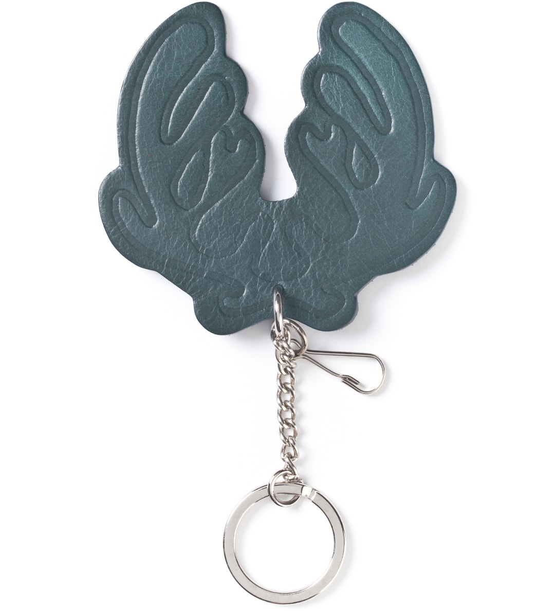 CARVEN - Dark Green Porte CLE Corne Plain Leather Key Holder | HBX ...