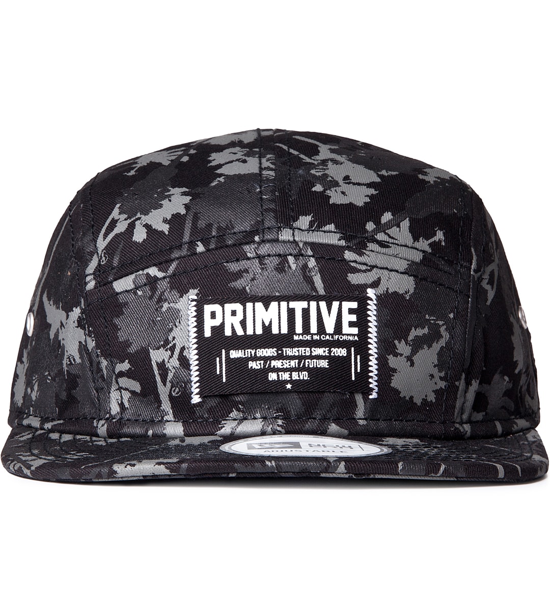 Primitive - Black Palms 5 Panel Cap | HBX - Globally Curated Fashion ...