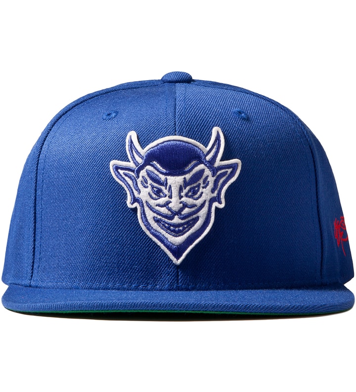 SSUR - Navy Demons Snapback | HBX - Globally Curated Fashion and Lifestyle by Hypebeast