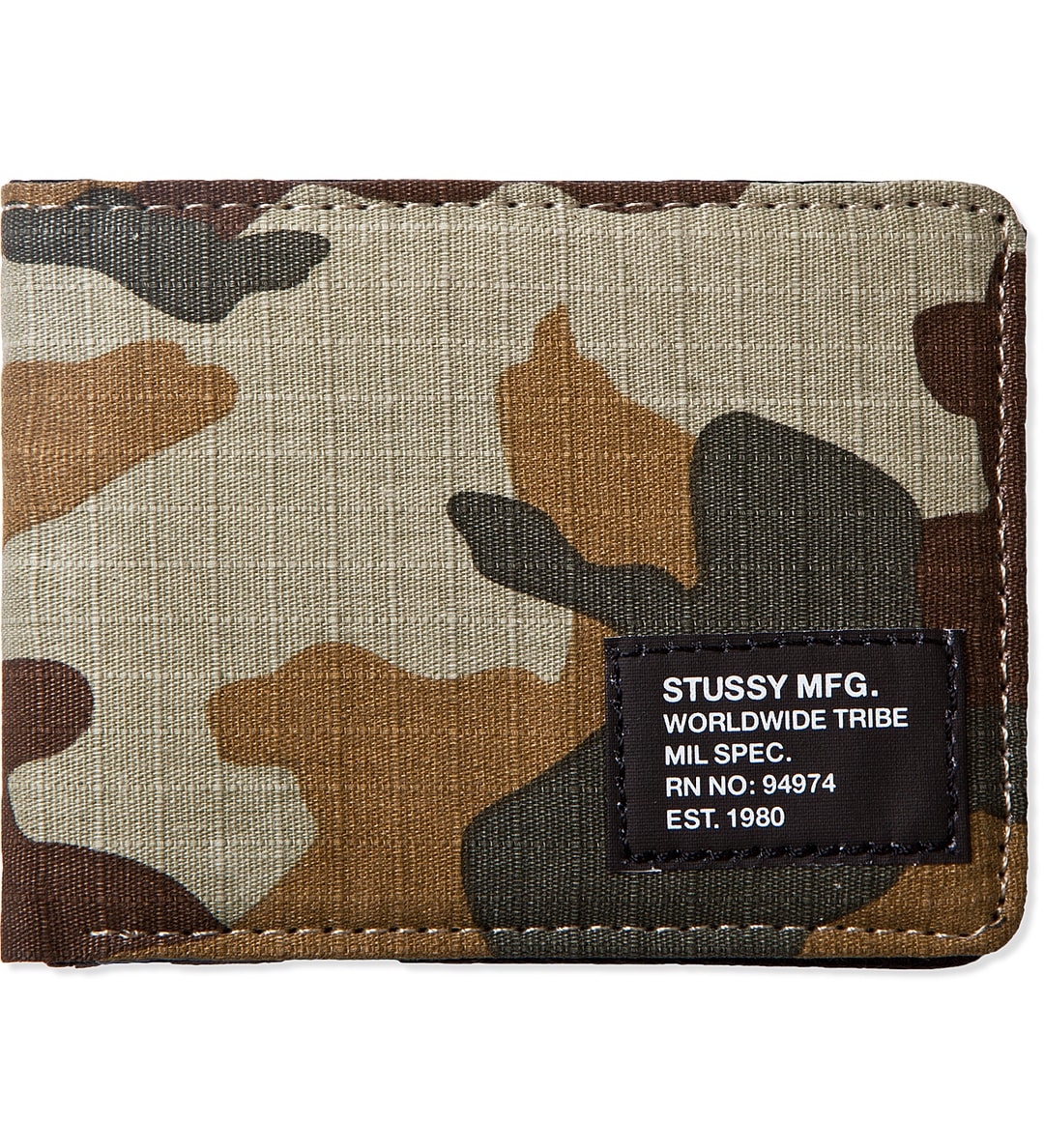 Stüssy - Khaki Summer Camo Bi-Fold Wallet | HBX - Globally Curated ...