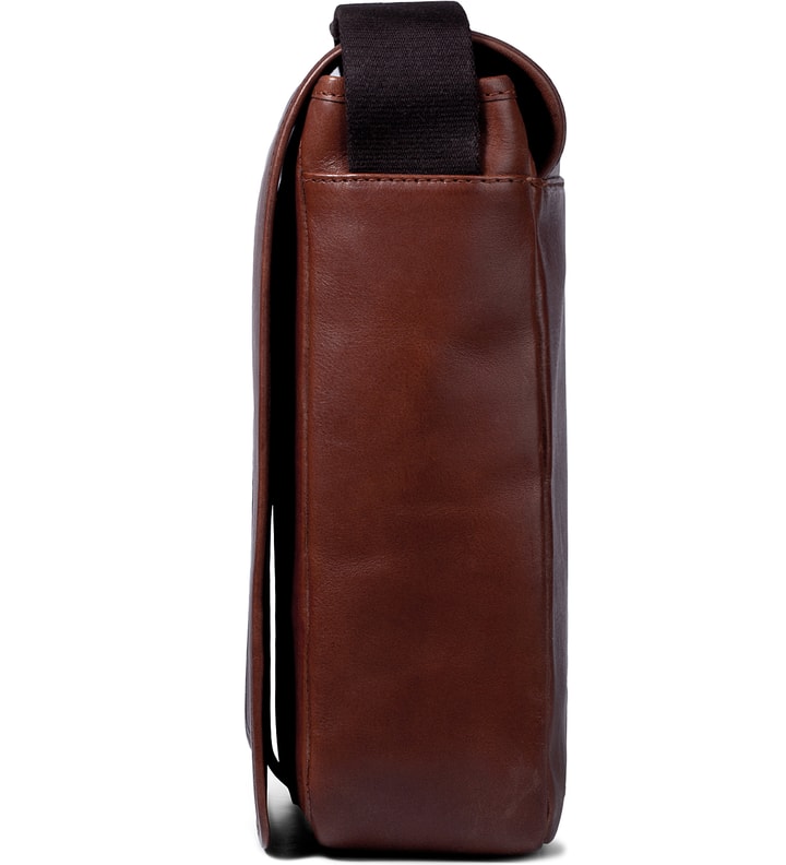 A.P.C. - Maroon Messenger Bag | HBX - Globally Curated Fashion and ...