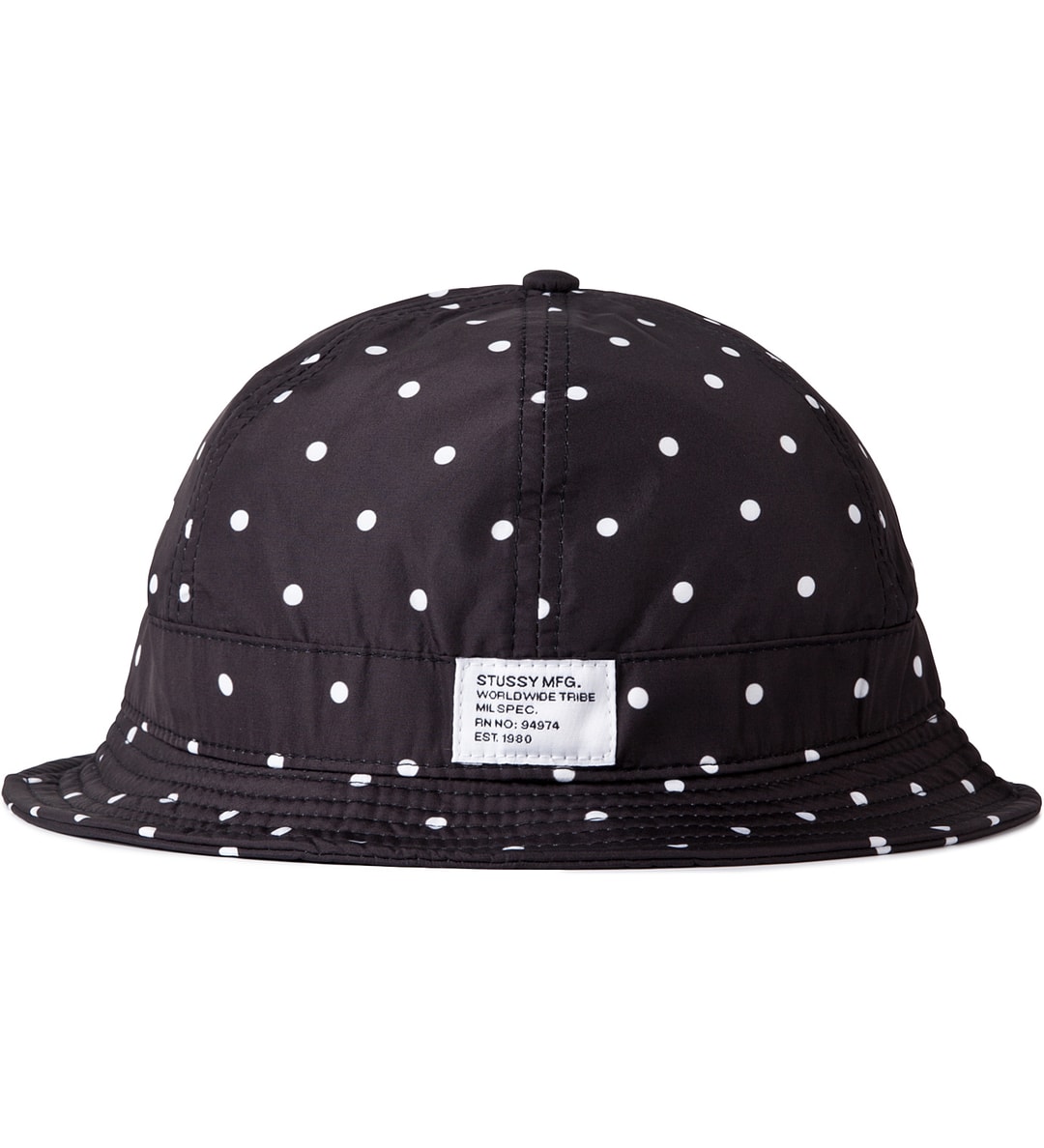 Stüssy - Black Polka Dot Bucket Hat | HBX