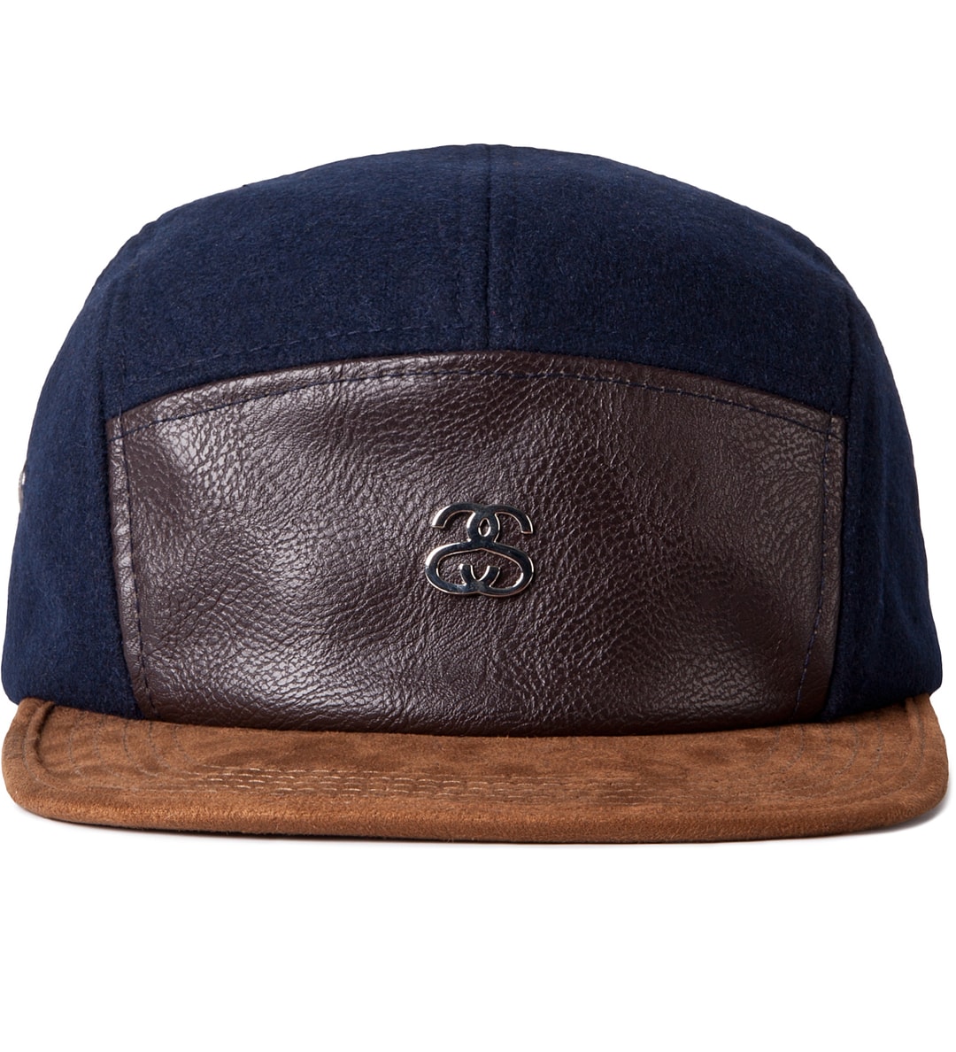 Stüssy - Navy Stussy Lux Camp Cap | HBX - Globally Curated Fashion and ...