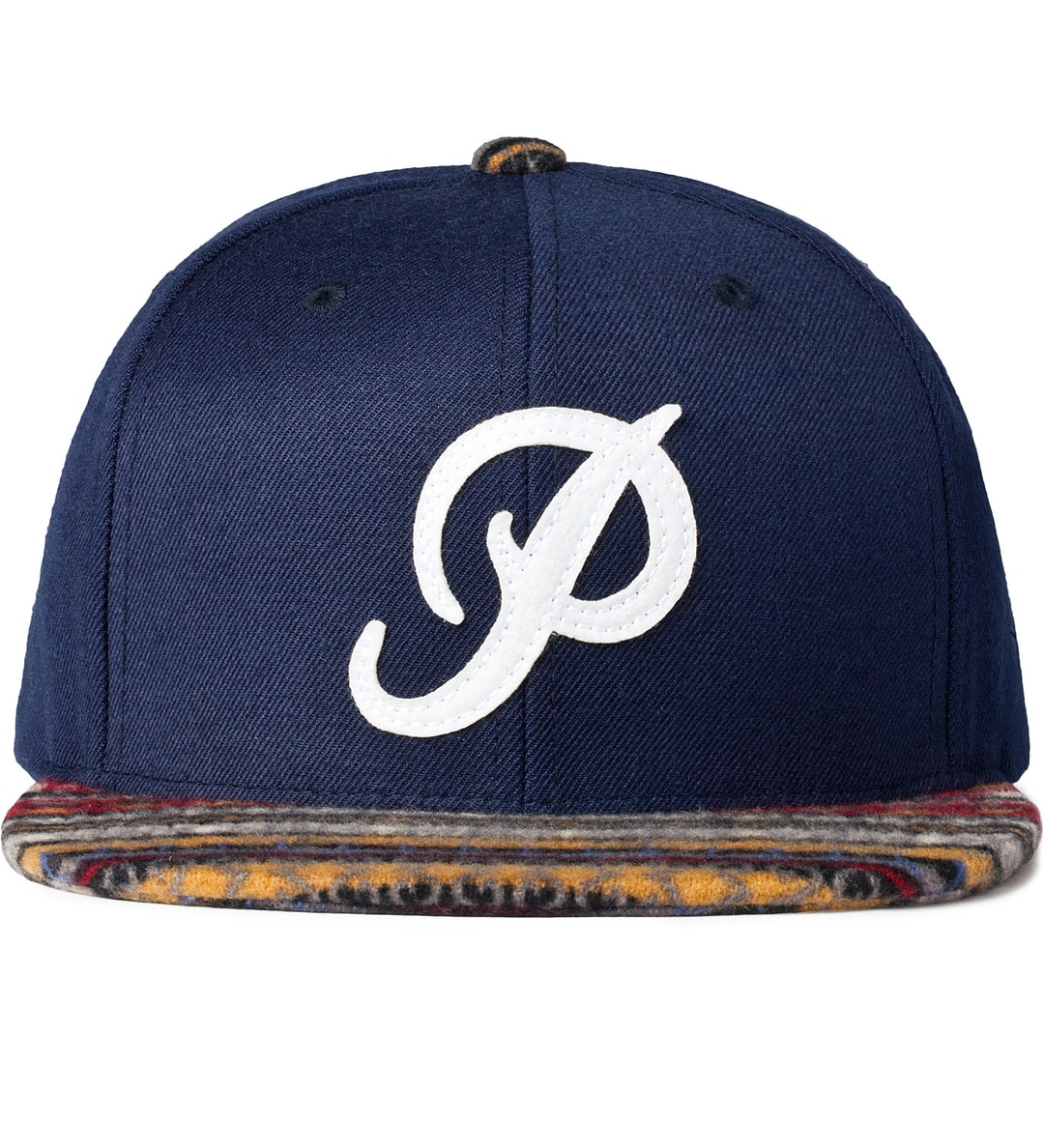Primitive - Navy Classic P Navajo Snapback Cap | HBX - Globally Curated ...