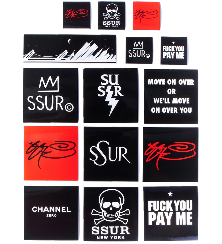 SSUR - Multi SSUR Sticker Pack | HBX