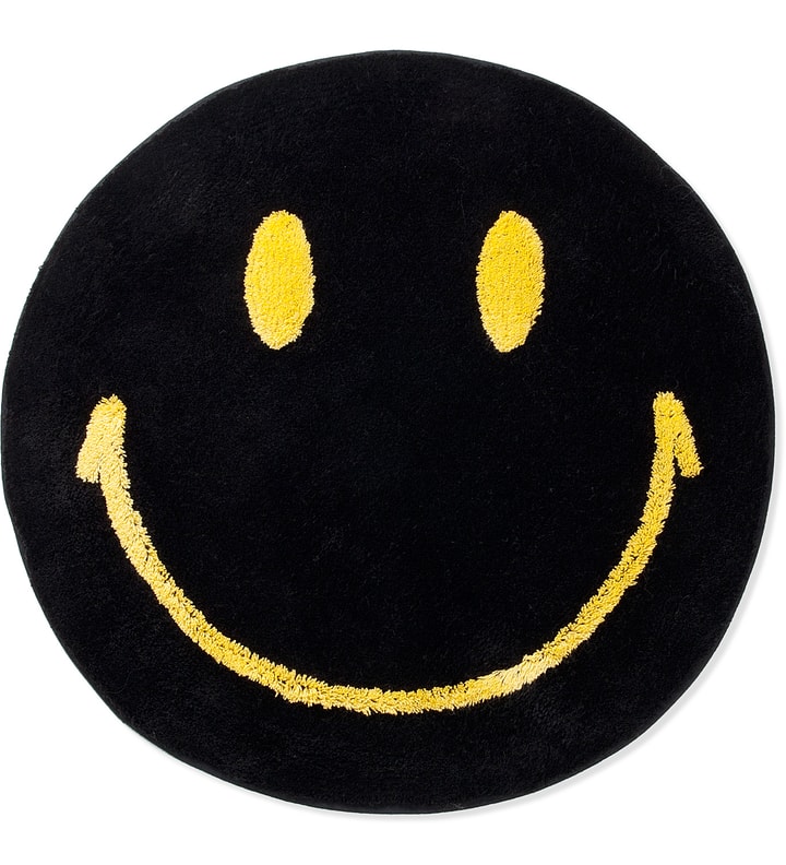 SECOND LAB - Black Smile Rug | HBX - Globally Curated Fashion and ...
