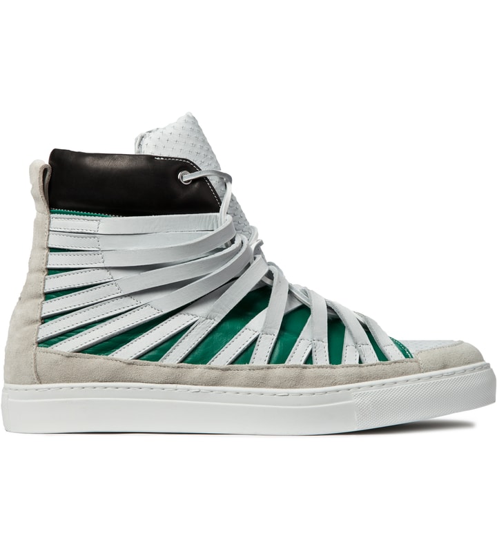 Damir Doma - Mix Falco High Layered Sneakers | HBX