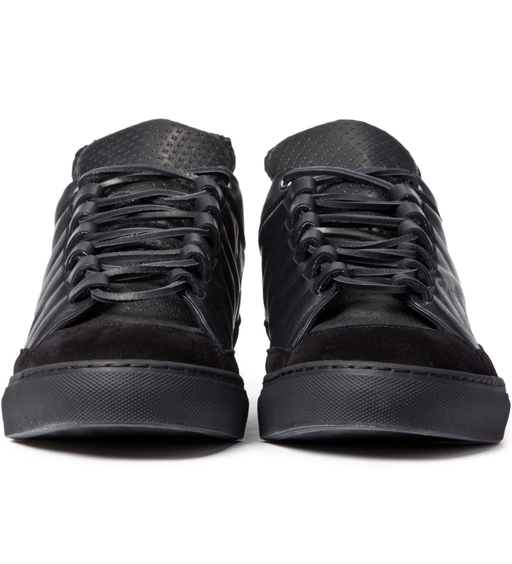Damir Doma - Black Fune Low Layered Sneakers | HBX - Globally Curated ...