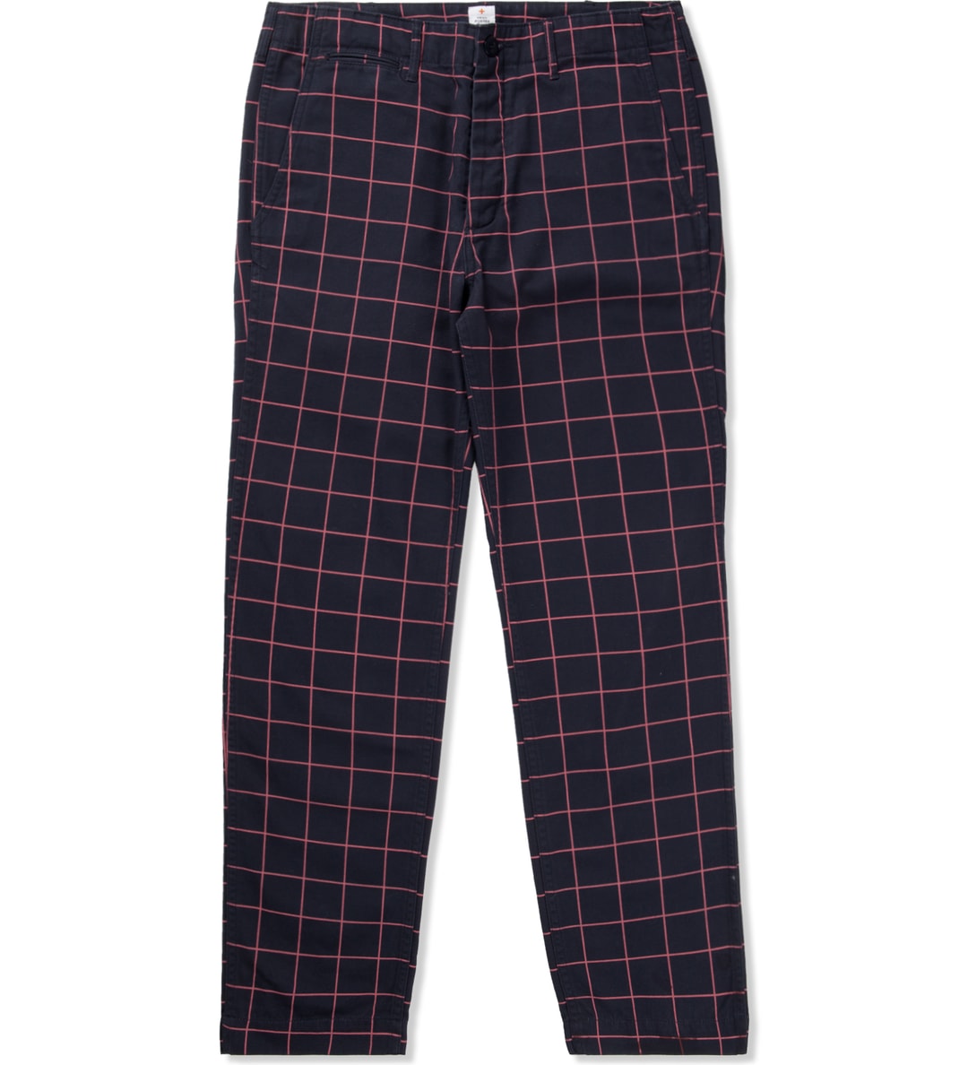 Head Porter Plus - Navy Tattersall Pants | HBX - Globally Curated ...