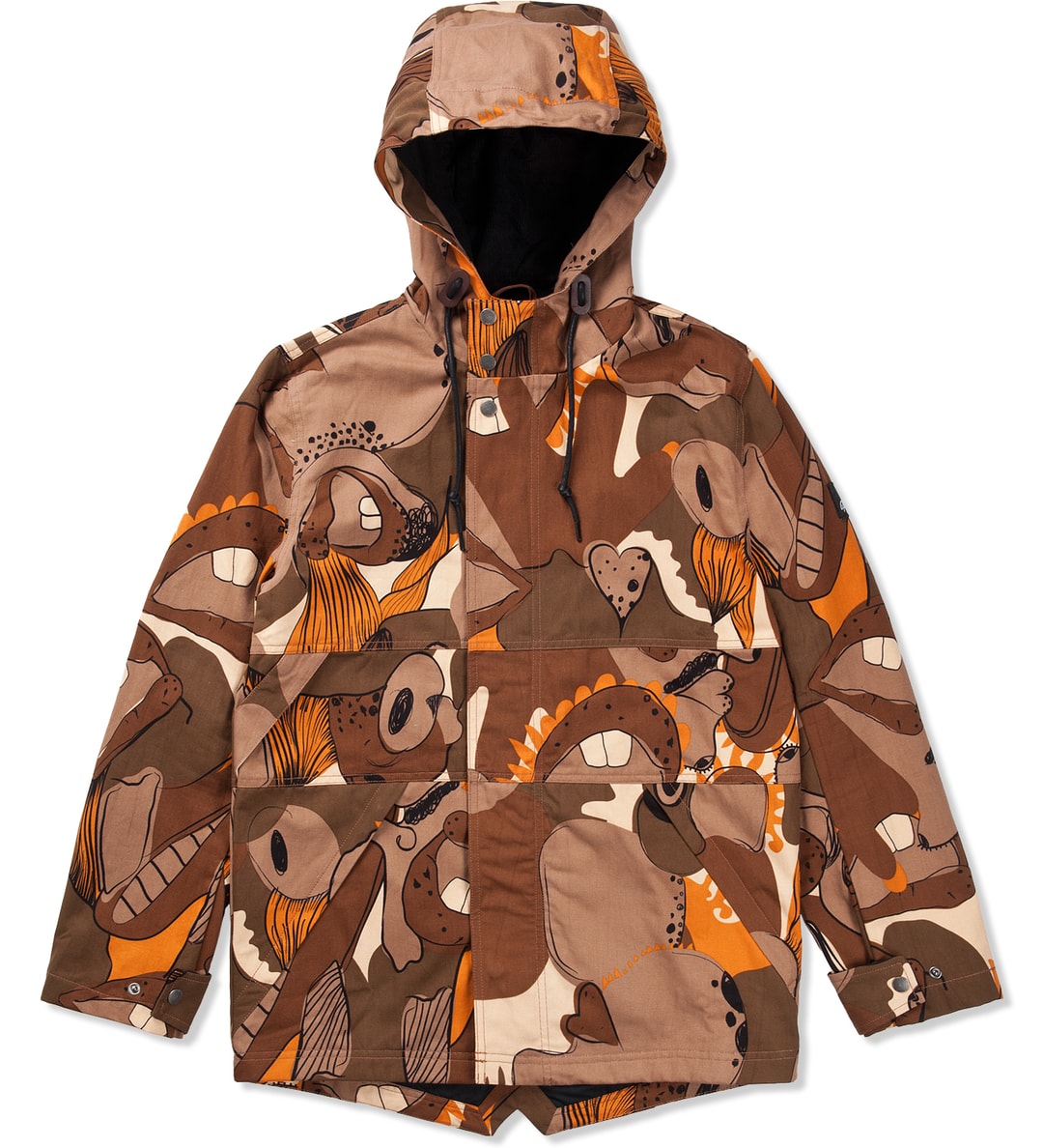 I Love Ugly. - Beige Big Mouth Parka | HBX - Globally Curated Fashion ...