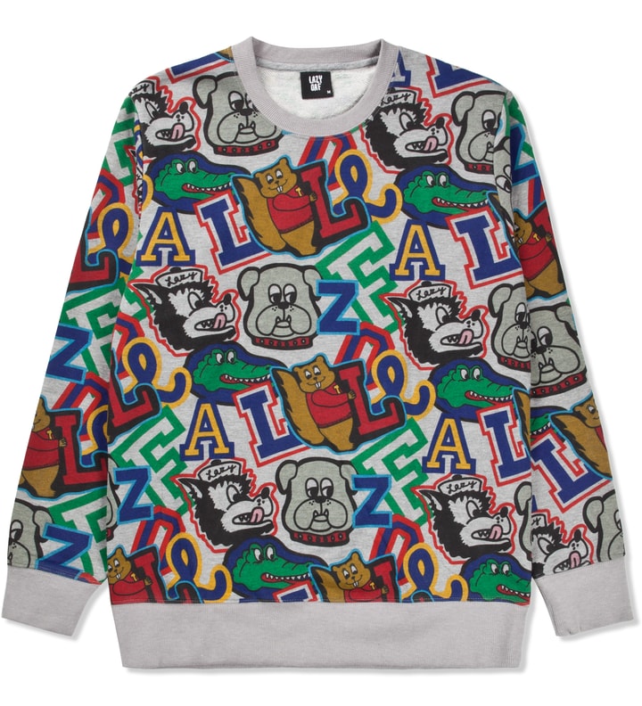LAZY OAF - Mascot Logo Sweater | HBX - Globally Curated Fashion and ...