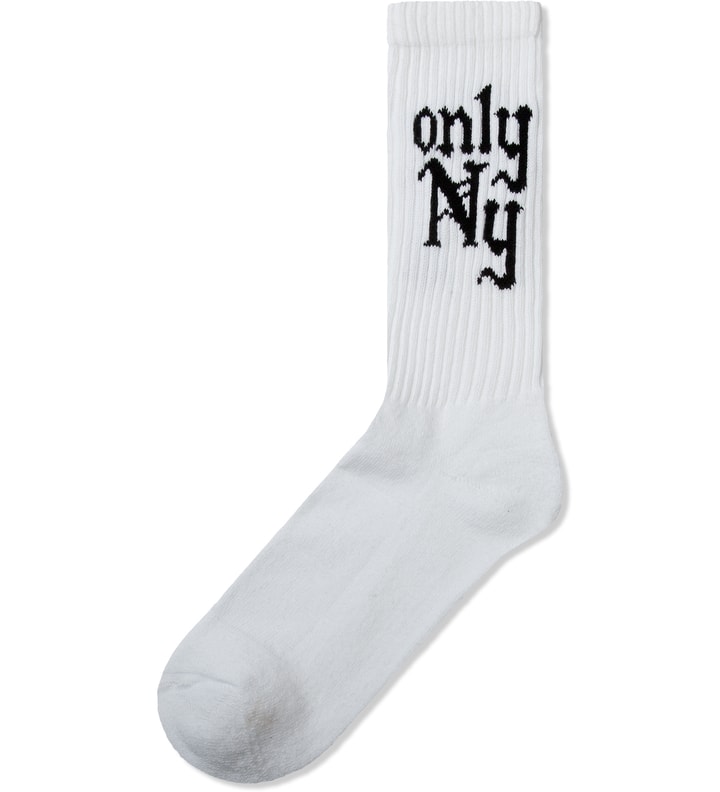 Only Ny - White Old English Sock | HBX