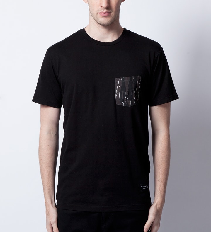 Raised By Wolves - Black Tigerstripe Pocket T-Shirt | HBX - Globally ...