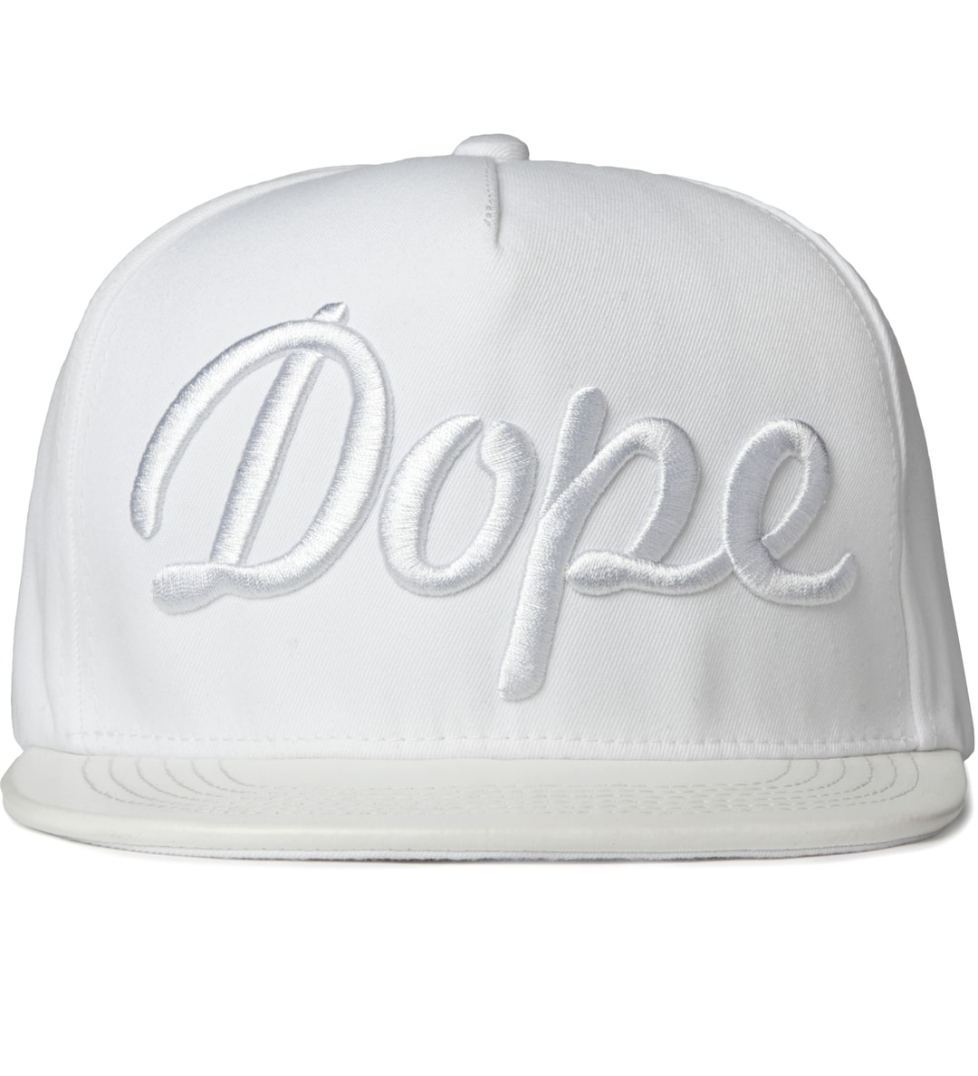Stampd - All White Dope Snapback Hat | HBX - Globally Curated Fashion ...