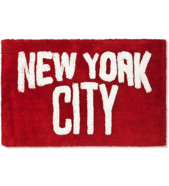SECOND LAB - Red NYC RUG | HBX - Globally Curated Fashion and Lifestyle ...