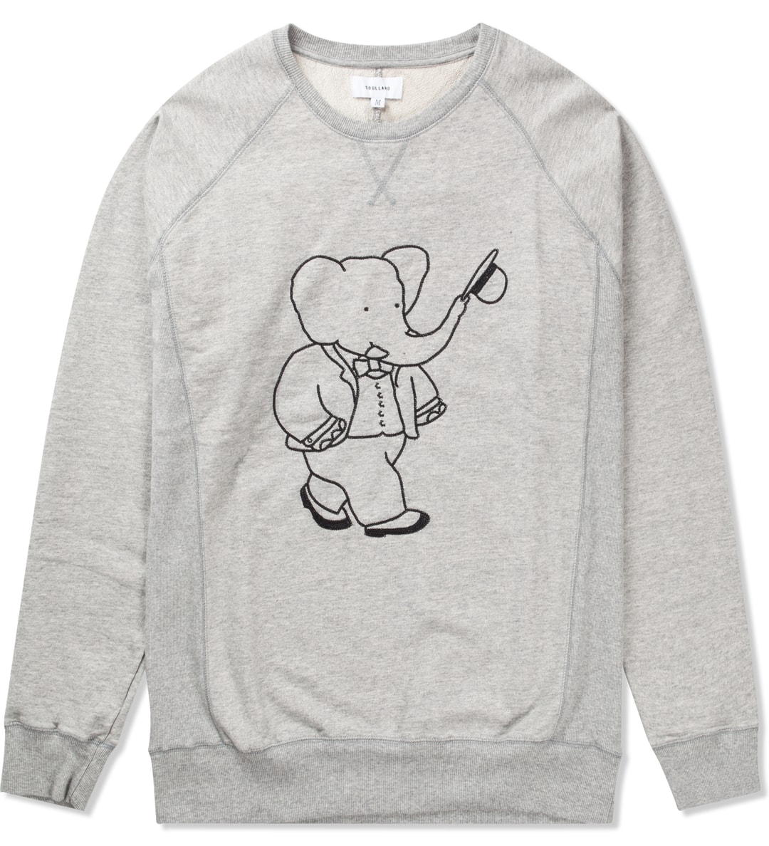 Soulland - Grey Christmas Edition Big Babar Sweater | HBX - ハイプビースト ...
