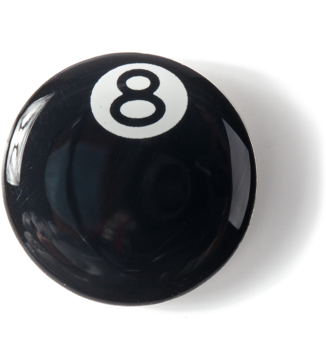 Stüssy - Black 8-Ball Pin | HBX - Globally Curated Fashion and ...